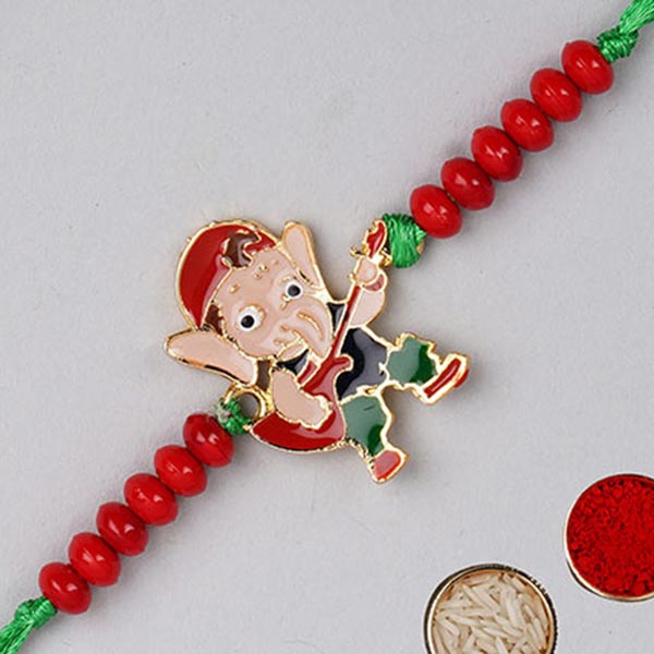 Send Appealing Bal Ganesha Kids Rakhi Online