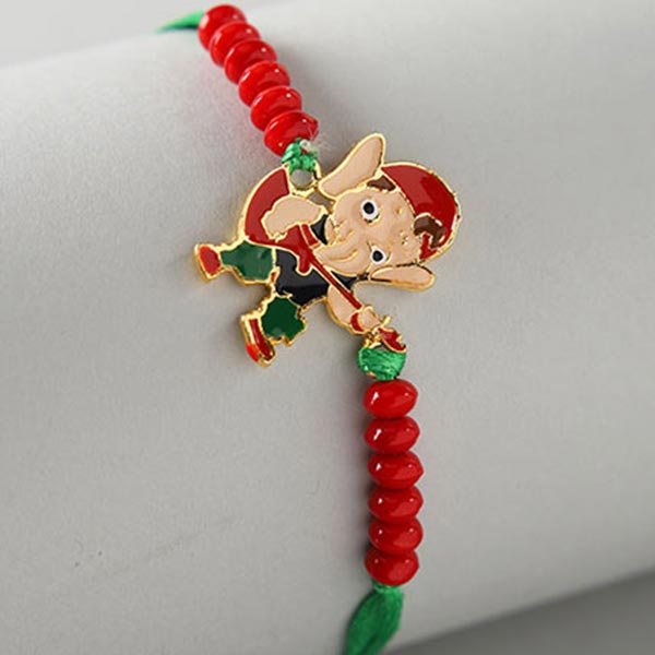 Send Appealing Bal Ganesha Kids Rakhi Online