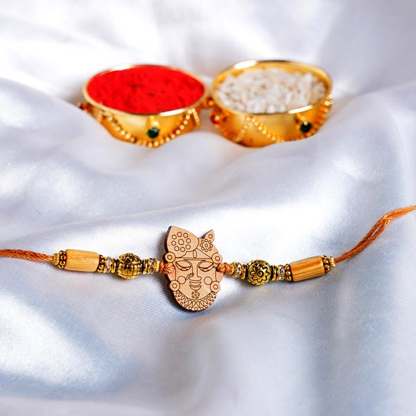 Send Fancy Unique Krishna Rakhi Online