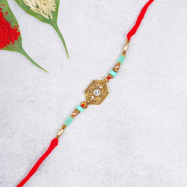 Send Royal Premium Diamond Rakhi Online