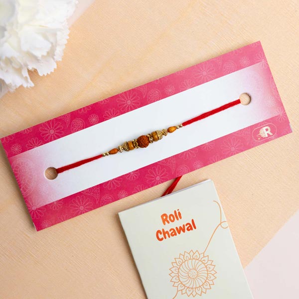 Send Decent Rudraksh Rakhi Online